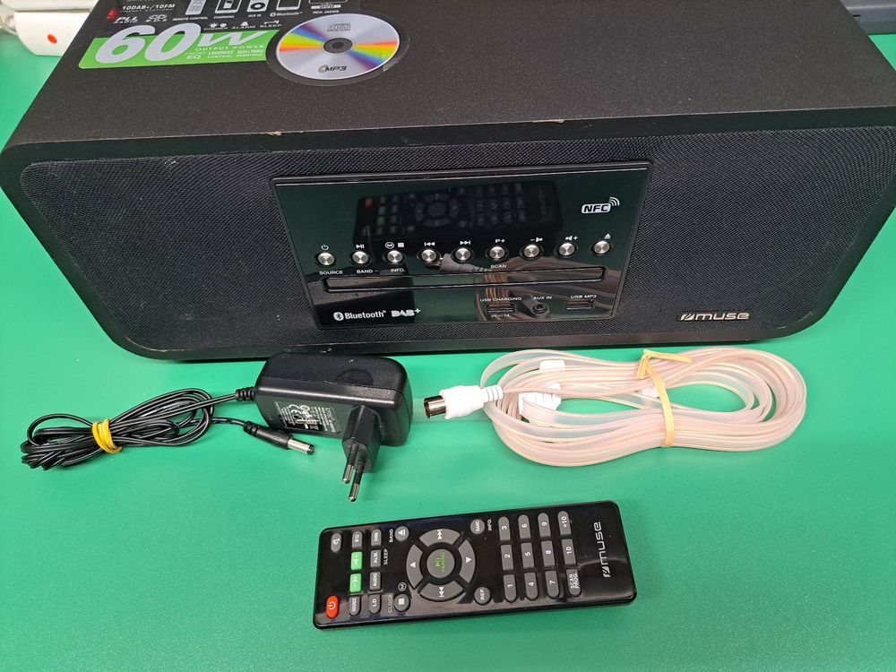 MUSE M-785 BLUETOOTH MICRO SYSTEM MIT DAB+, NFC, USB, 60W (Defekt) in ...