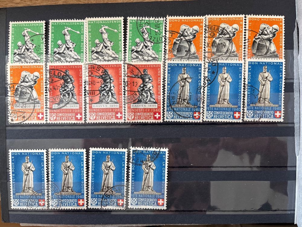 1940 Pro Patria Oblitérés série (Gebraucht) in Sottens für CHF 1.2 – mit Lieferung auf Ricardo ...