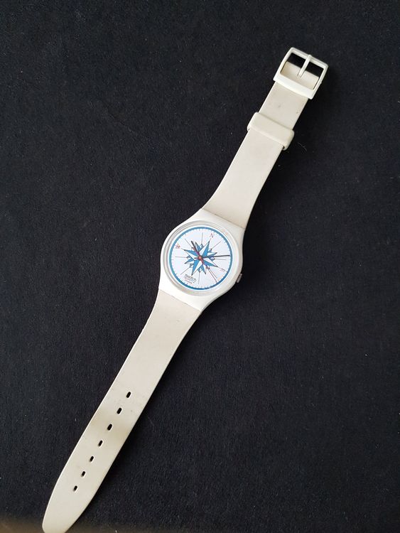 Swatch GW 103 Windrose 3.84 7 Loch Band, Schnäppli ab 1.- (Gebraucht ...