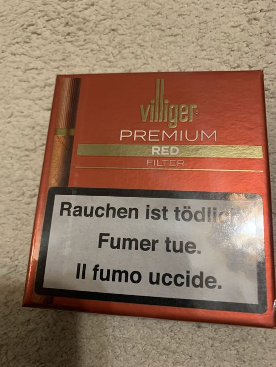 1 Schachtel Cigarillos Villiger Red Filter. Ab 18 Jahren! | Kaufen auf ...