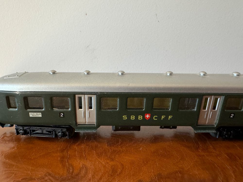 Märklin - SBB-CFF Personenwagen, 2. Klasse, grün, H0, Blech (Gebraucht) in Winterthur für CHF 16 ...