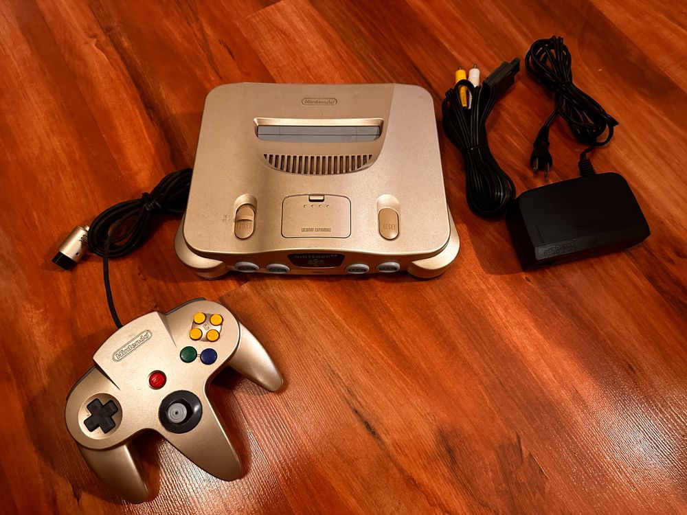 Console Nintendo N64 Gold or (version Japonaise) (Gebraucht) in ...