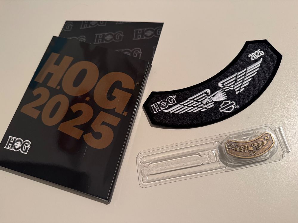 Harley Davidson HOG Pin & Patch 2025 - NEU & OVP | Kaufen auf Ricardo