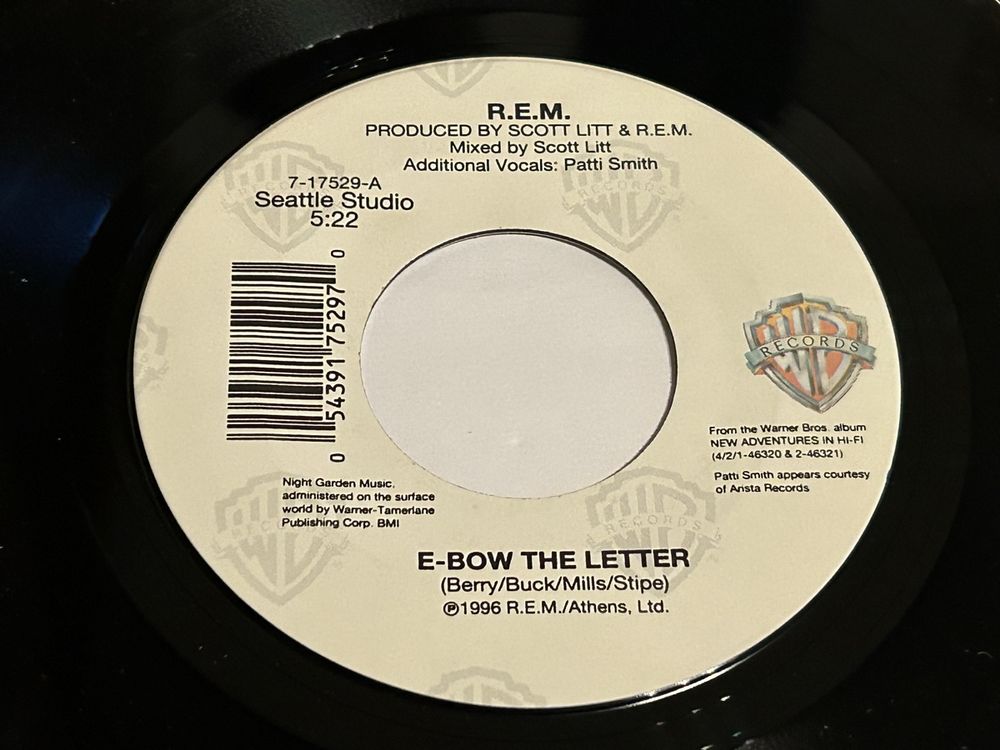 R.E.M. 1996. E - Bow The Letter / Tricycle (Gebraucht) in Faulensee für ...