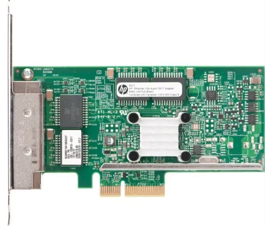 HPE 331T Quad Port 8 Gigabit Adapter RJ45 (Neu (gemäss Beschreibung ...