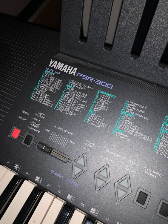 YAMAHA PSR300 Keyboard (Gebraucht) in Kusnacht für CHF 80 – mit ...