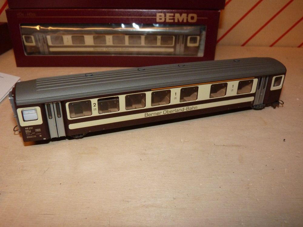 Personenzug der BOB Spur H0m Bemo (Neu und originalverpackt) in Rudolfstetten für CHF 135 – mit ...