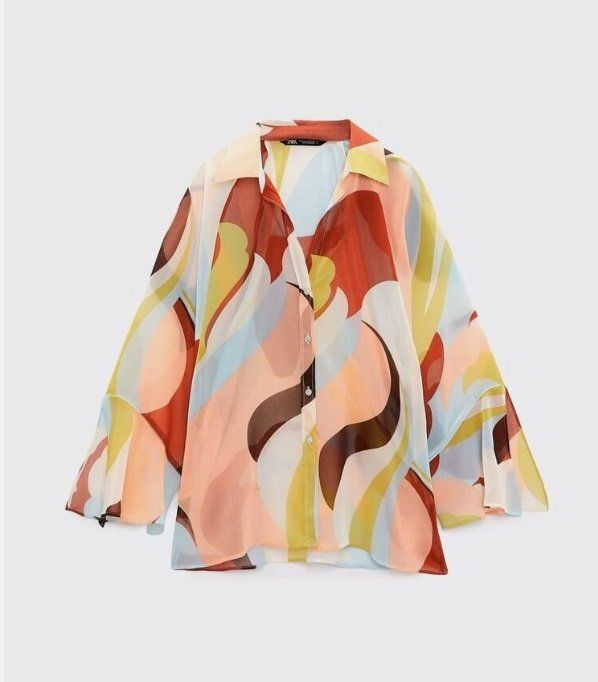 ZARA Hemdbluse Hemd Bluse farbverlauf Gr.M NEU (Neu und originalverpackt) in Rotkreuz für CHF 22 ...