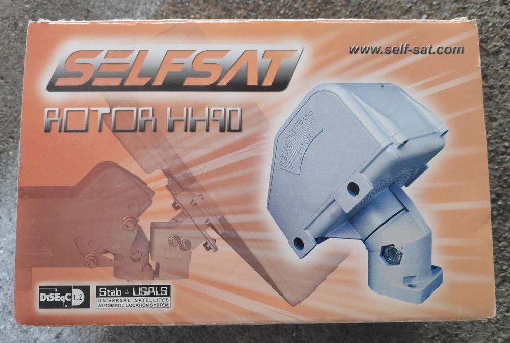SELFSAT H21D2 Twin Flach-Satellitenantenne inkl. Rotor HH90. (Gebraucht ...