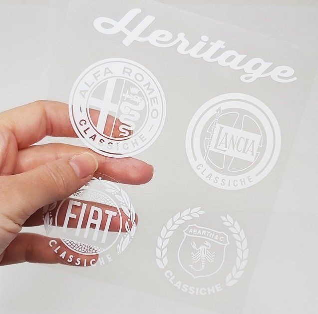 Fiat Alfa Romeo Lancia Abarth Heritage Aufkleber 5teilig | Kaufen auf ...
