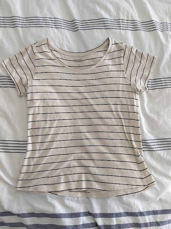 T-shirt en coton rayé Chicorée taille S (Neuf (Voir description)) à ...