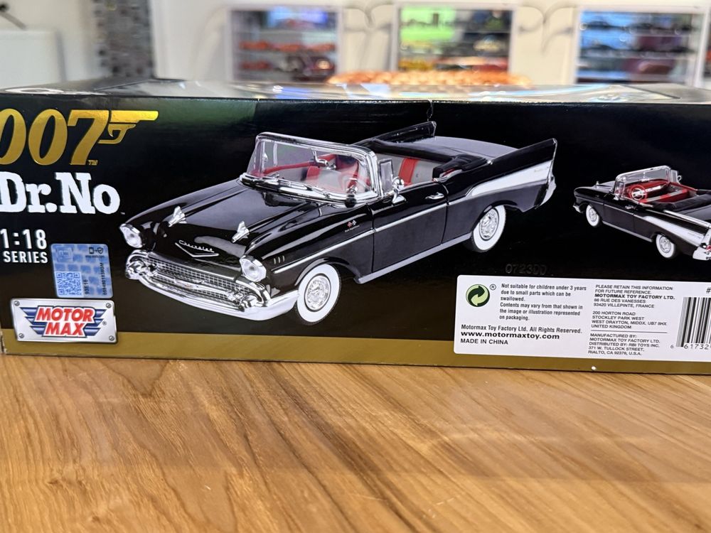 James Bond 007 Auto - 1957 Chevy Bel Air - Dr. No 1:18 (Neu (gemäss ...