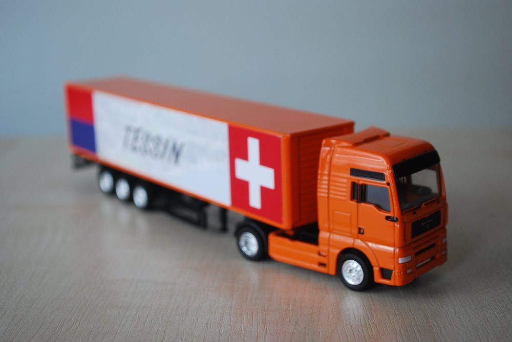 Achim Pex Germany MAN Truck Tessin H0 Vollmetall- Modell | Kaufen auf ...