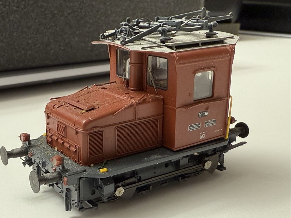 BRAWA SBB Te 2/2 Rangierlok / DC HO defekt (Defekt) in Jonschwil für ...