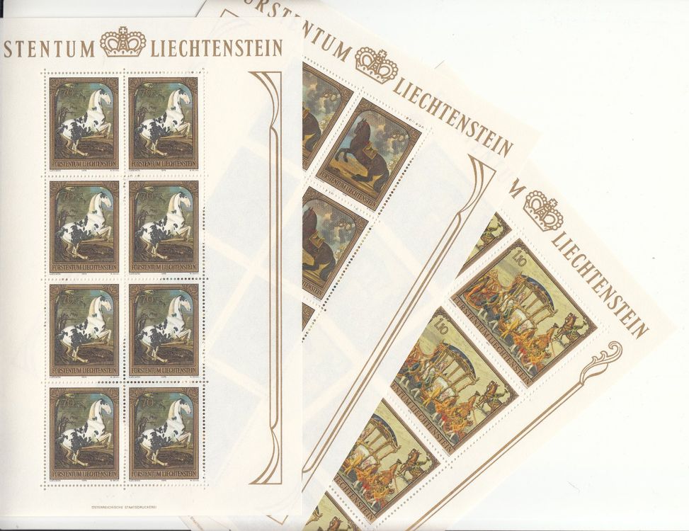 FL SBK 655 - 657l Kleinbogen postfrisch | Kaufen auf Ricardo