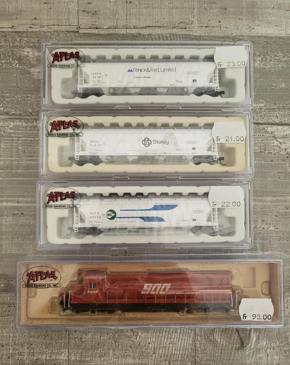 Atlas Spur N Set mit SOO Lok 6049 + 3 US GW max -60% (Neu (gemäss Beschreibung)) in Dielsdorf ...
