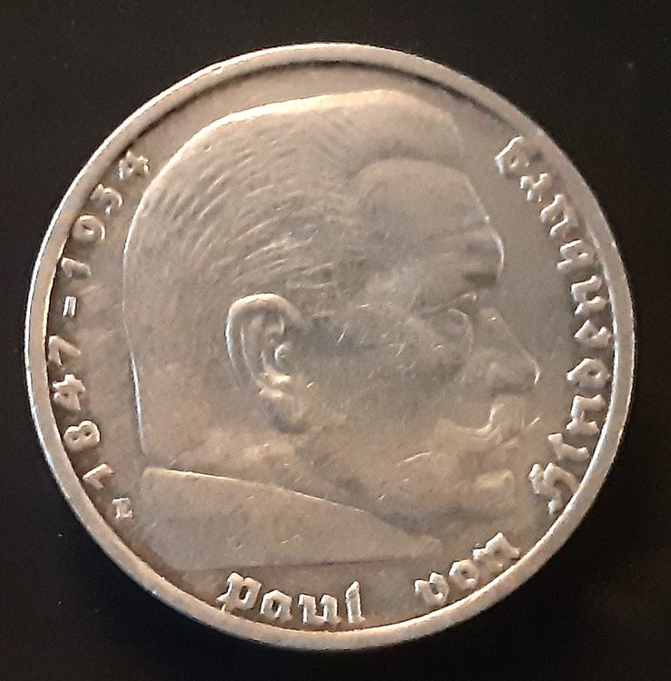 Deutsches Reich - 5 Reichsmark 1935 E (Gebraucht) in Ebikon für CHF 10 ...