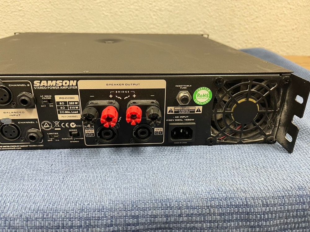 SAMSON PG2200 Verstärker (Gebraucht) in Oberbipp für CHF 102 – nur ...