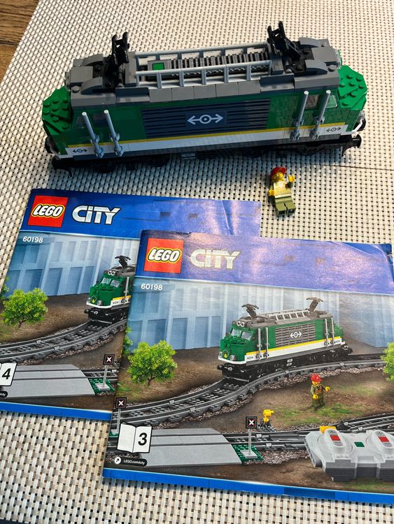 Lego City 60198 Lokomotive Lok Güterzug ohne Elektronik (Gebraucht) in ...