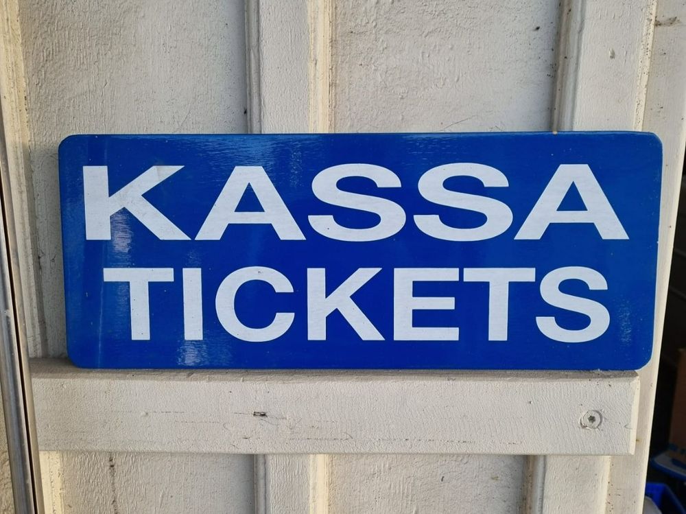Bahnhofschild Kassa / Tickets | Kaufen auf Ricardo