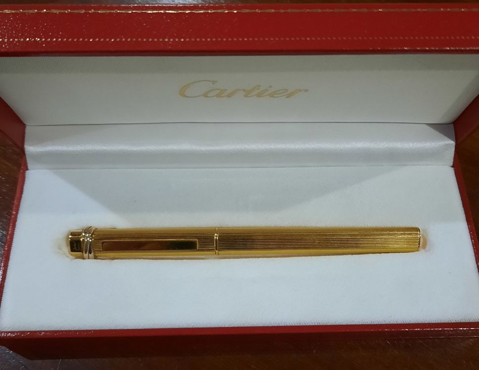 Original Cartier Goldener Kugelschreiber | Kaufen auf Ricardo