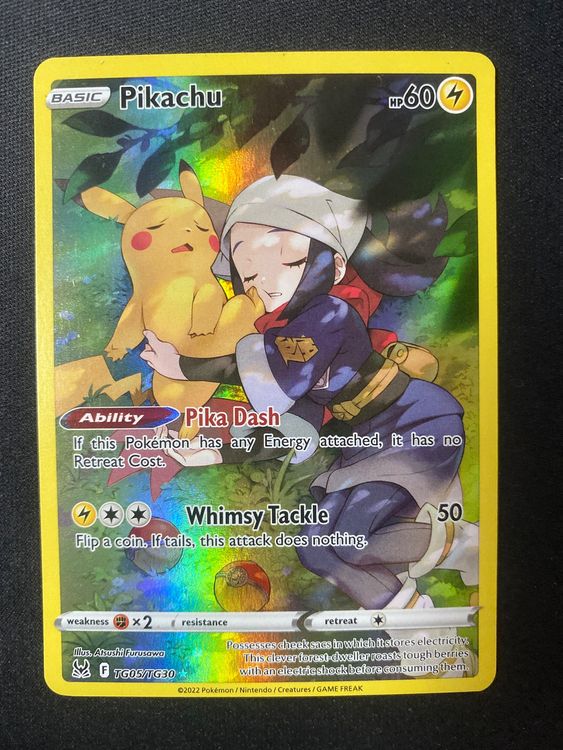 Pikachu TG05 - Illustration Rare - Lost Origin - EN (Neu (gemäss ...