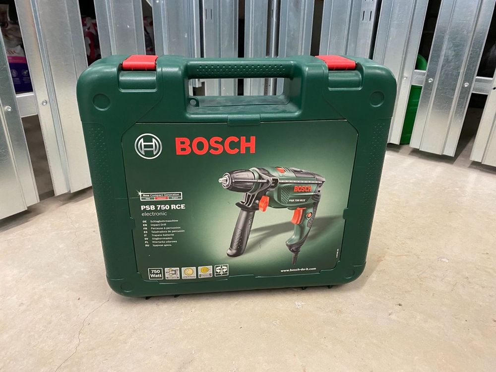 Bosch 750W kompakte Universal Schlagbohrmaschine PSB 750RCE (Gebraucht ...