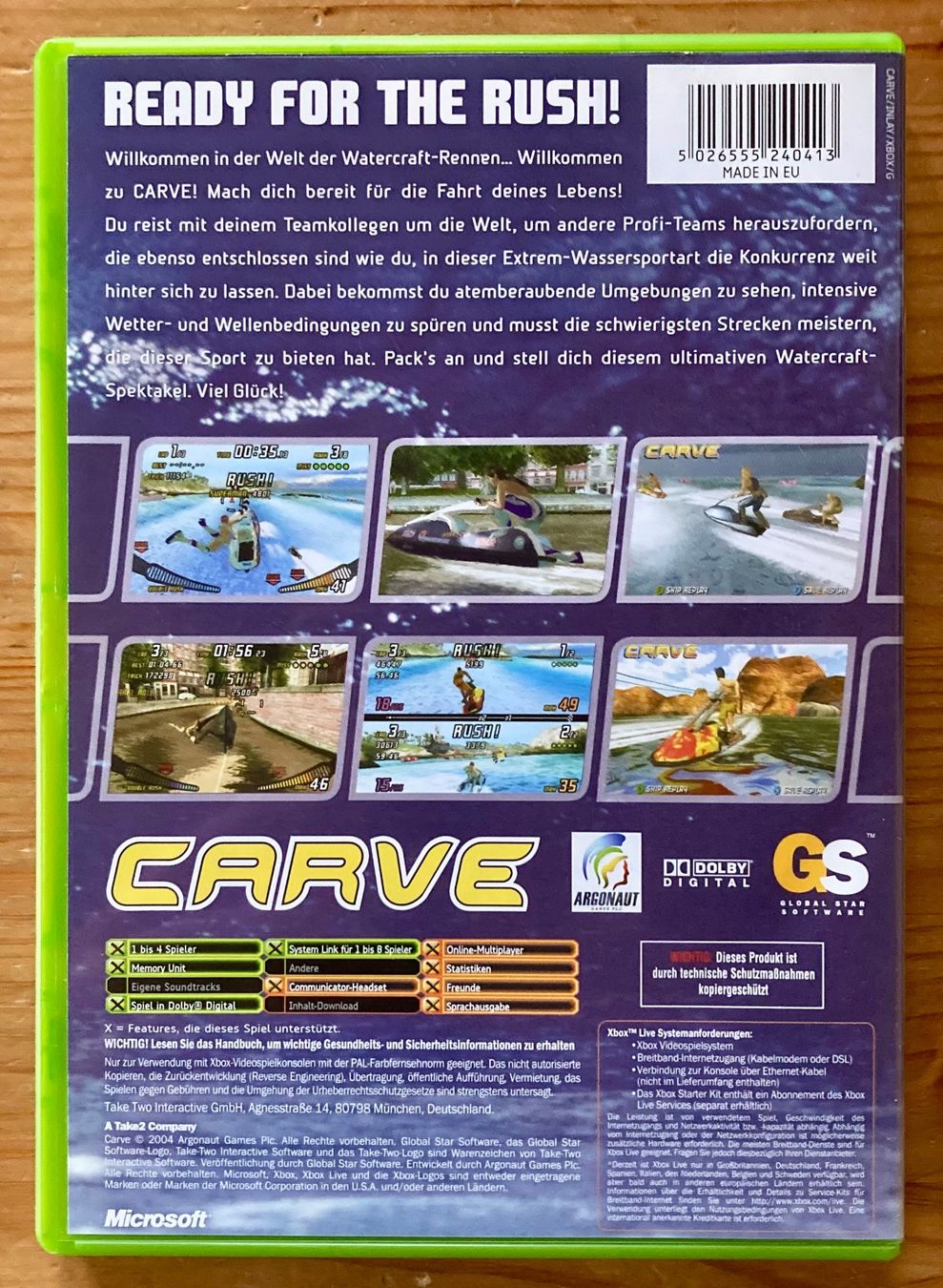 Carve (Jetski-Racing) - Xbox (Gebraucht) in Zürich für CHF 8.3 – mit ...