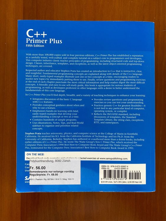 C++ Primer Plus - Fifth Edition | Kaufen auf Ricardo