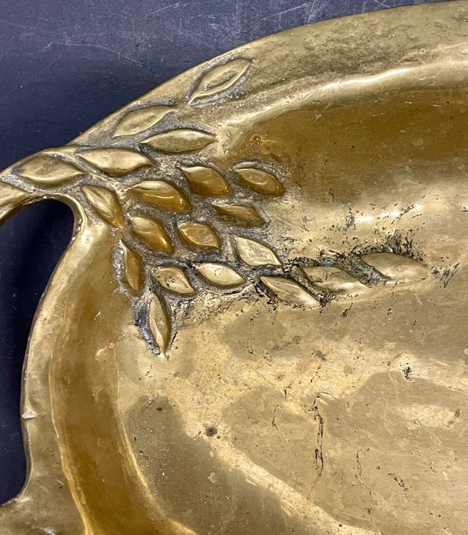 Jugendstil Grosse Schalle aus Messing | Kaufen auf Ricardo