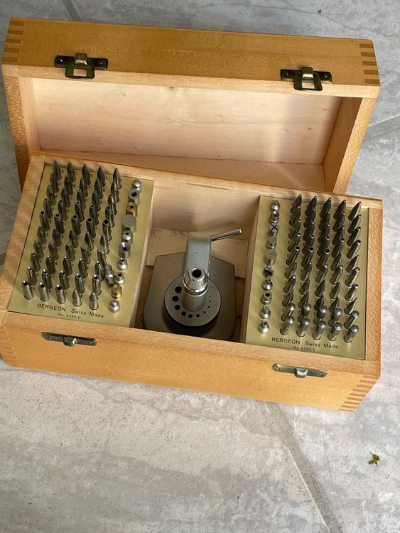 Bergeon 5285 C Triebnietmaschine | Kaufen auf Ricardo