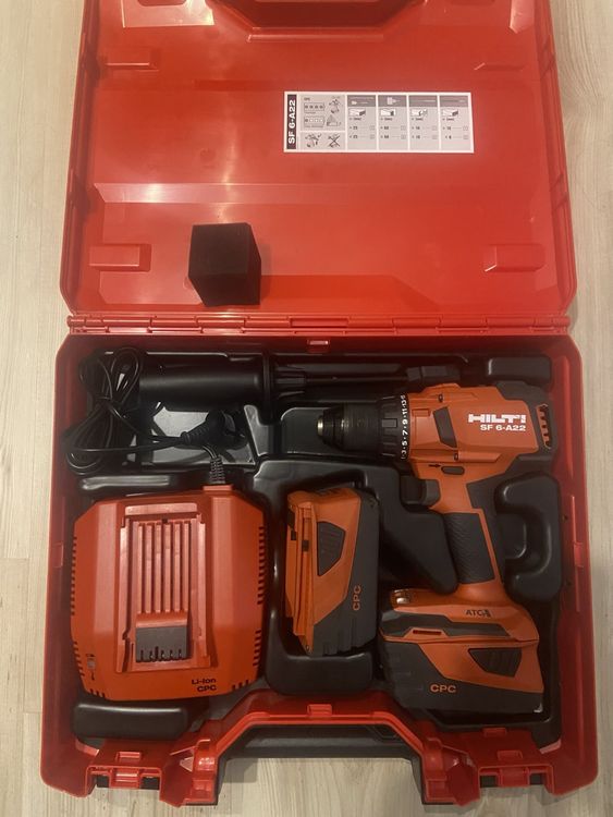 Visseuse Perceuse/Akku-Bohrschrauber Hilti SF 6 A22 | Kaufen auf Ricardo