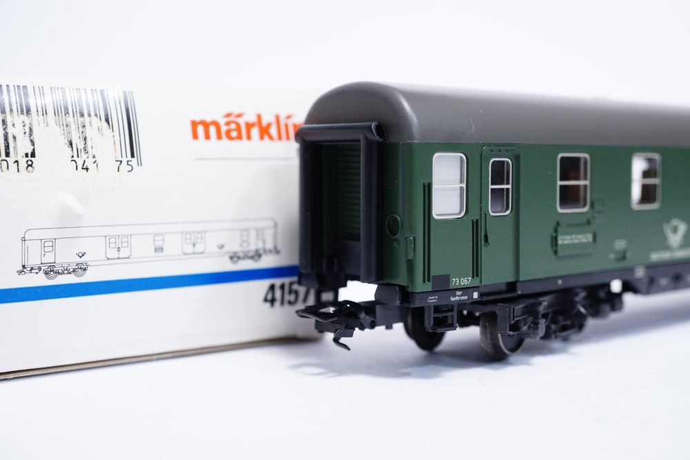 8∂ Märklin 4157 DB Gepäck Postwagen grün (Gebraucht) in Thun für CHF 22 ...