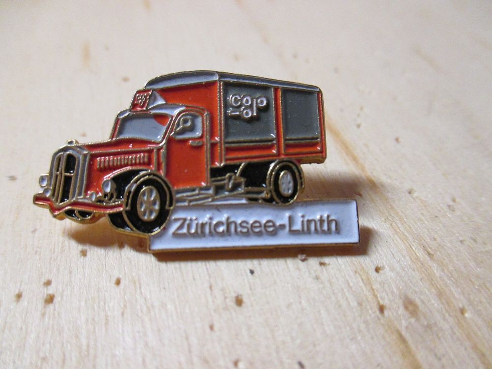Saurer Truck LKW Coop Zürich Linth Pin (Neu (gemäss Beschreibung)) in Felsberg für CHF 3 – mit ...