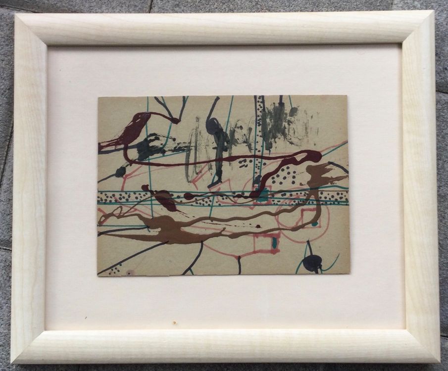 Jean CAVALLARO (1930-2000)Abstrakte Mischtechnik | Kaufen auf Ricardo