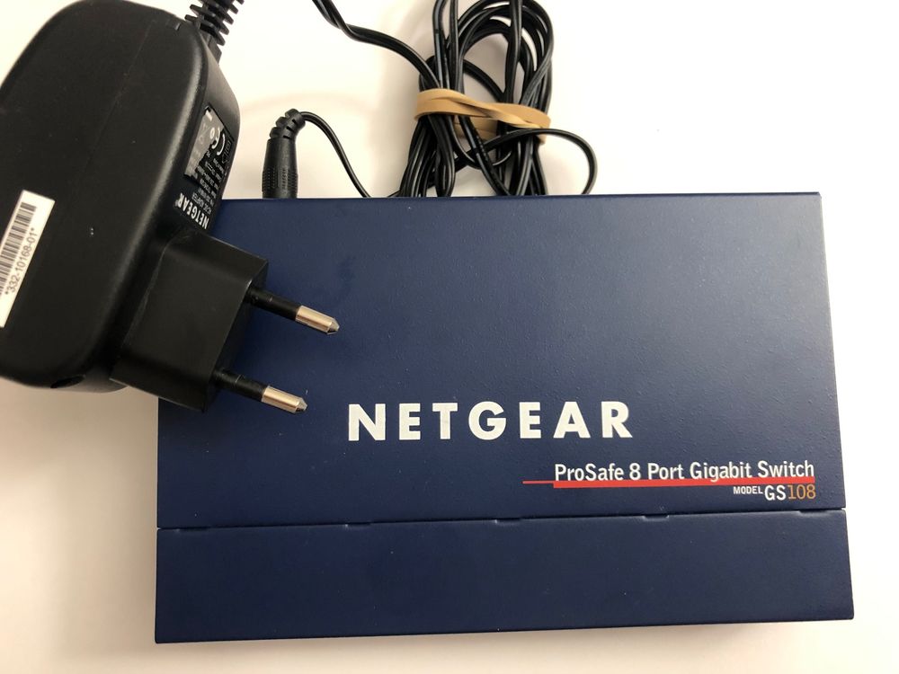 NETGEAR ProSafe 8 Port Gigabit Switch GS108 | Kaufen auf Ricardo