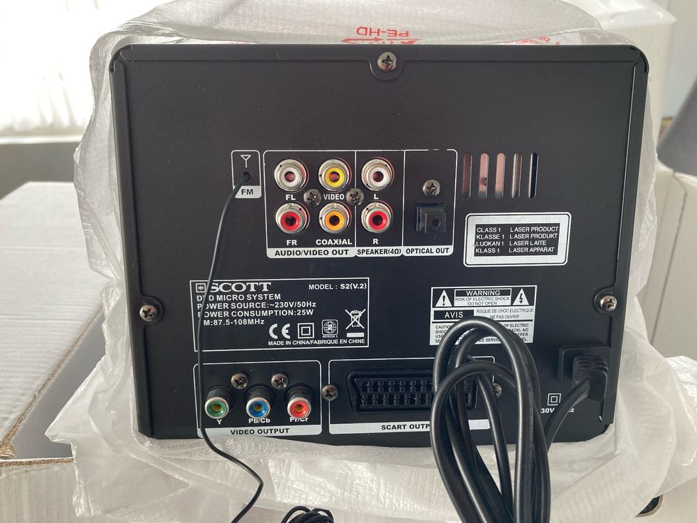 Audio Scott, CD/DVD-Audiosystem, USB, SD, Scart... NEU+OVP (Neu und ...