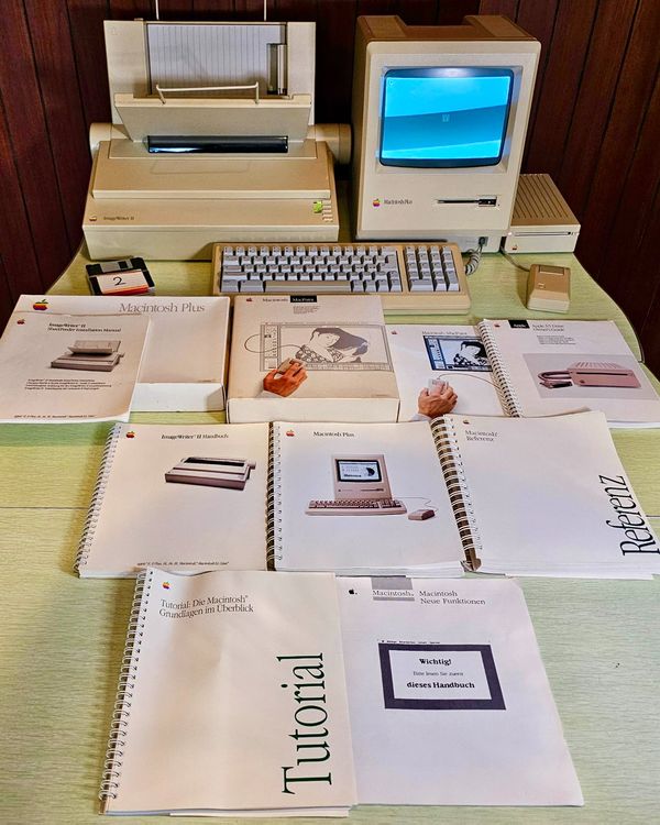 Apple Mcintosh Plus / Mac * Drucker und viel viel Zubehör! * (Gebraucht ...