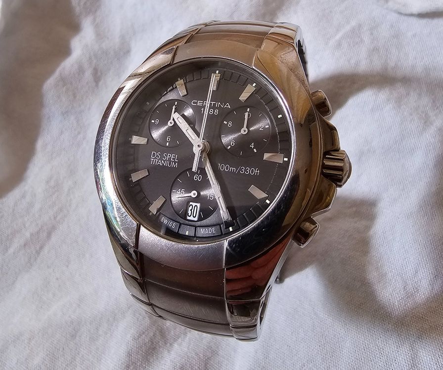 Certina DS Spel Titan Chronograph Armbanduhr | Kaufen auf Ricardo