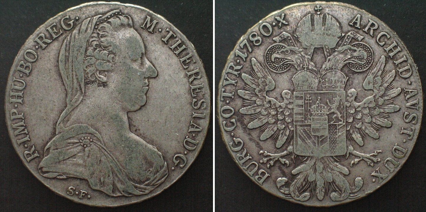 RDR Maria Theresia Taler 1780 Wien (1890-1930) H54 Silber (Gebraucht ...