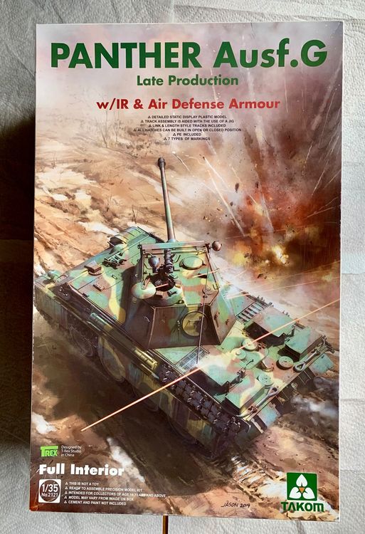 Takom Panther G late w/IR and Air Defense full interior 1/35 (Gebraucht ...