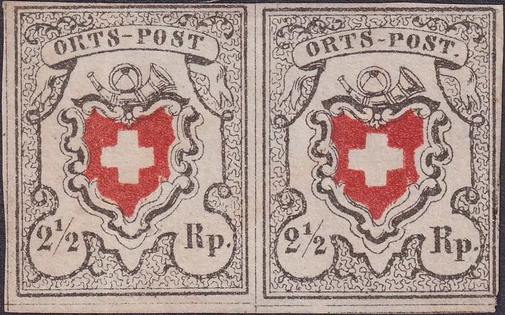 ORTS-POST (13II) T.21+22 in seltener PAAR-Einheit, 8'500.-+ (Gebraucht ...