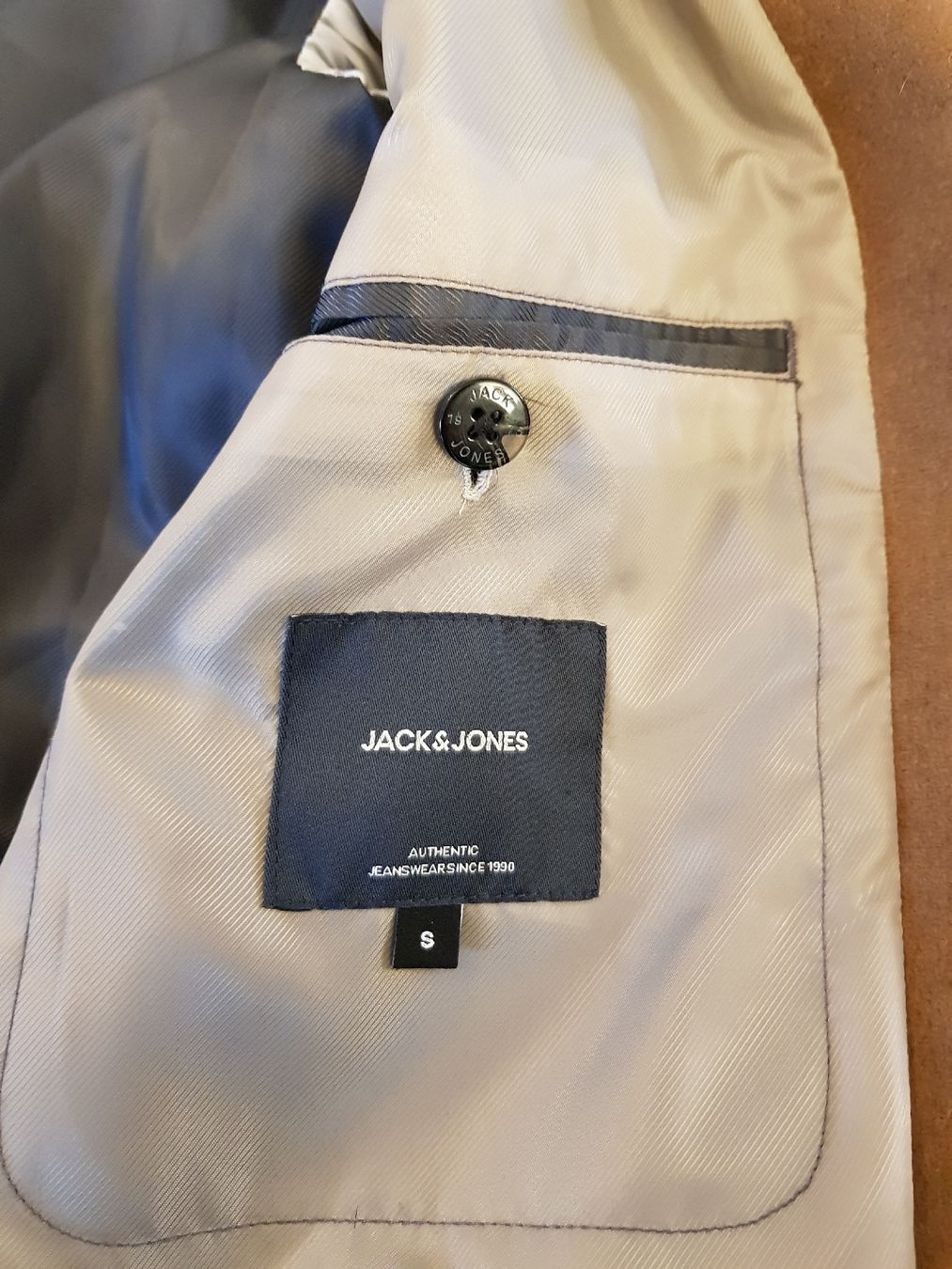 Manteau laine beigeJack&Jones Taille S (D'occasion) à Veyrier pour CHF ...