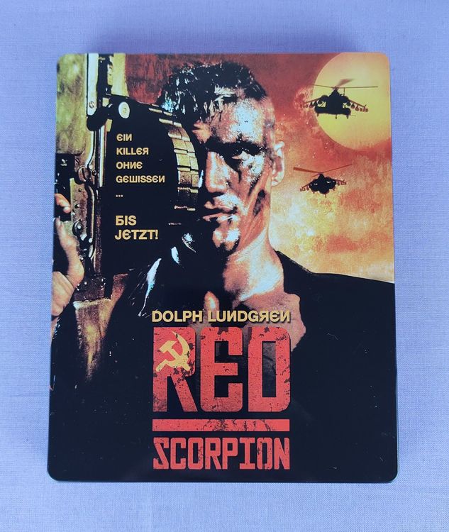 Blu-ray Steelbook: Red Scorpion (Dolph Lundgren) Uncut (Gebraucht) in ...