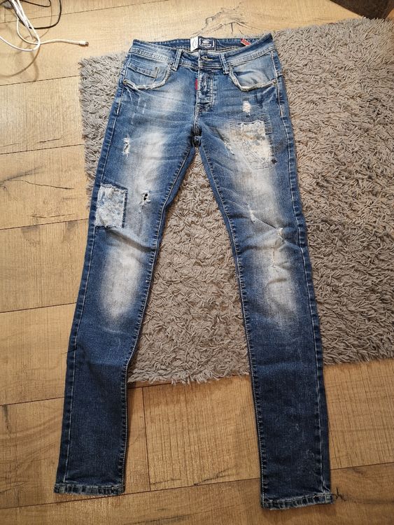 Herren Jeans Destroyed Look Gr. 29 | Kaufen auf Ricardo