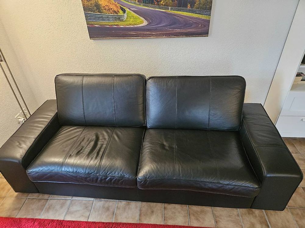 3er Sofa KIVIK Leder | Kaufen auf Ricardo