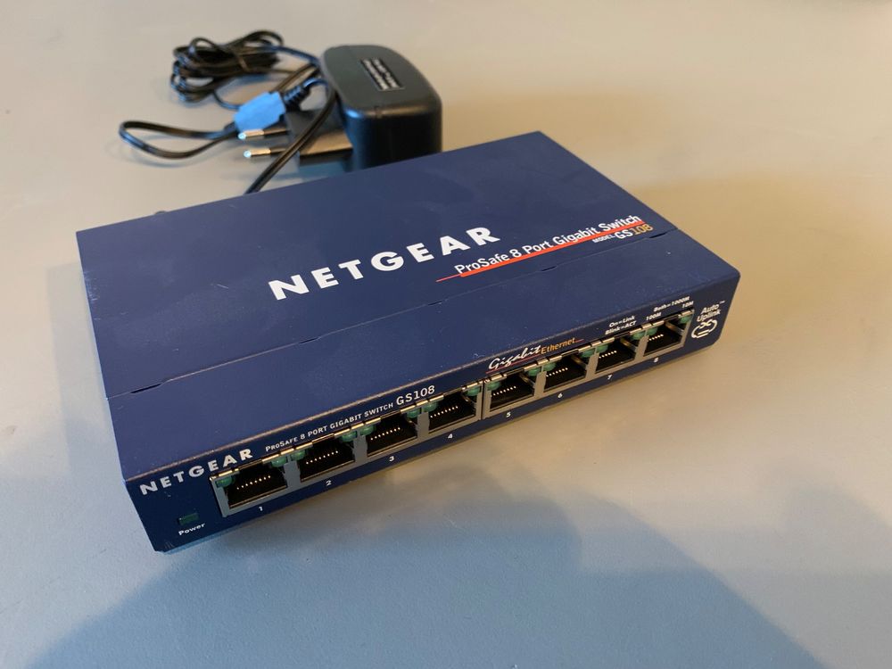 Netgear ProSafe 8 Port Gigabit Switch GS108 (Gebraucht) in Möhlin für ...