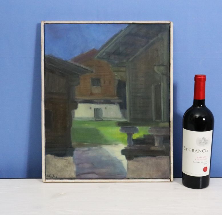 Alfred Gerber (1911 Bern †, - ?) Gemälde Acryl auf Leinwand (Gebraucht ...