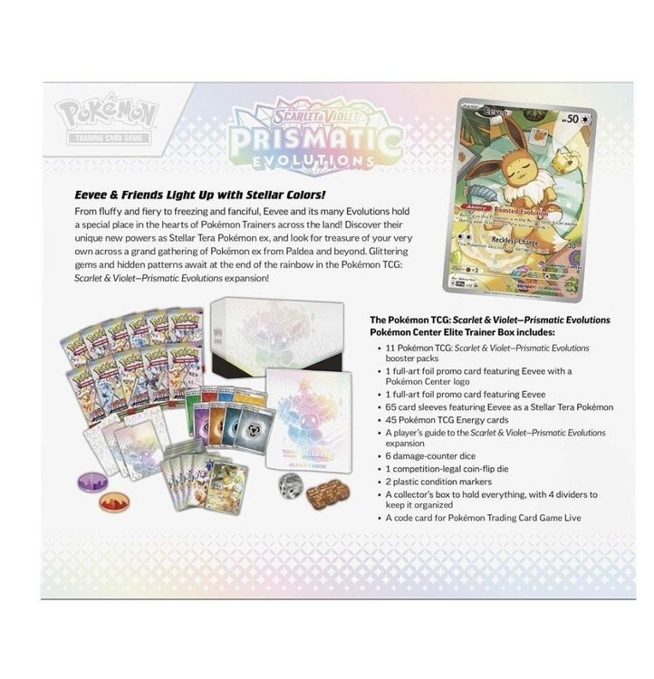 Pokemon Prismatic Evolutions Elite Trainer Box | Kaufen auf Ricardo