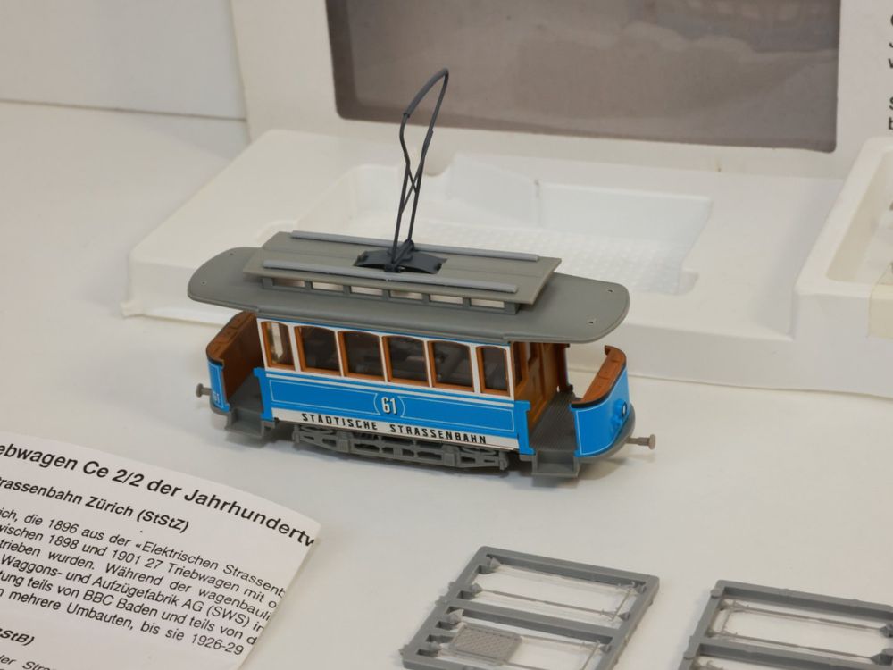 NAVEMO Ce 2/2 61 70.101motorisiert StStZ (VBZ) H0m - lesen! (Neu ...